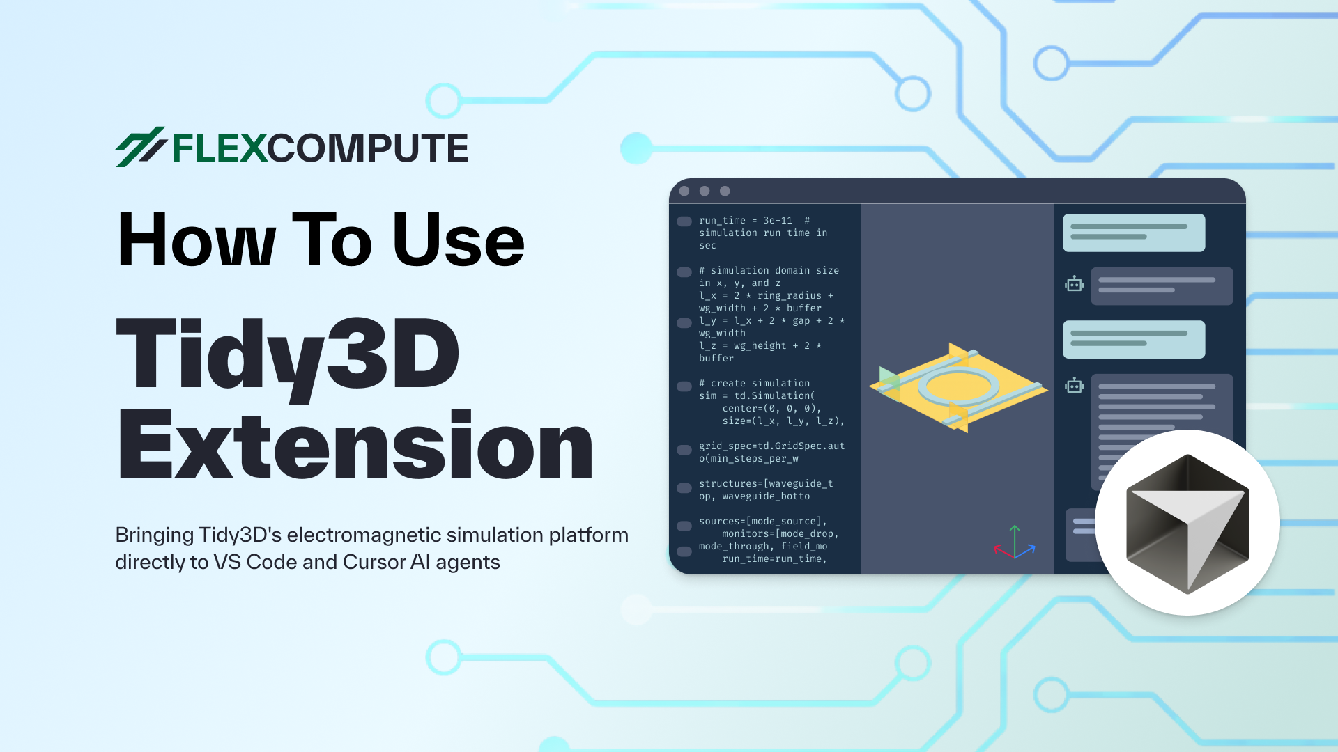 Fast, Modern Photonic Simulations: Flexcompute Tidy3D